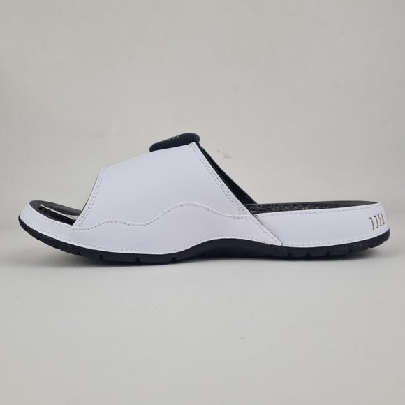 Jordan | Shoes | Nike Jordan Hydro Xi Retro 1 White Black Slides Sandal ...